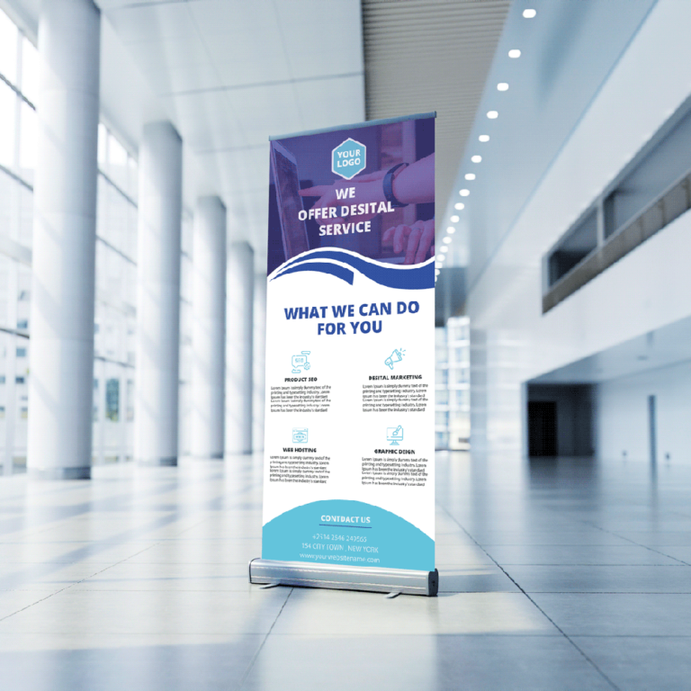 Retractable Banners: Portable & Durable | Laguna Digital
