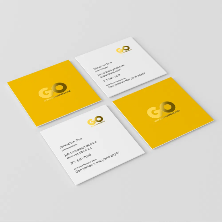 Square Business Cards: Modern & Stylish | Laguna Digital